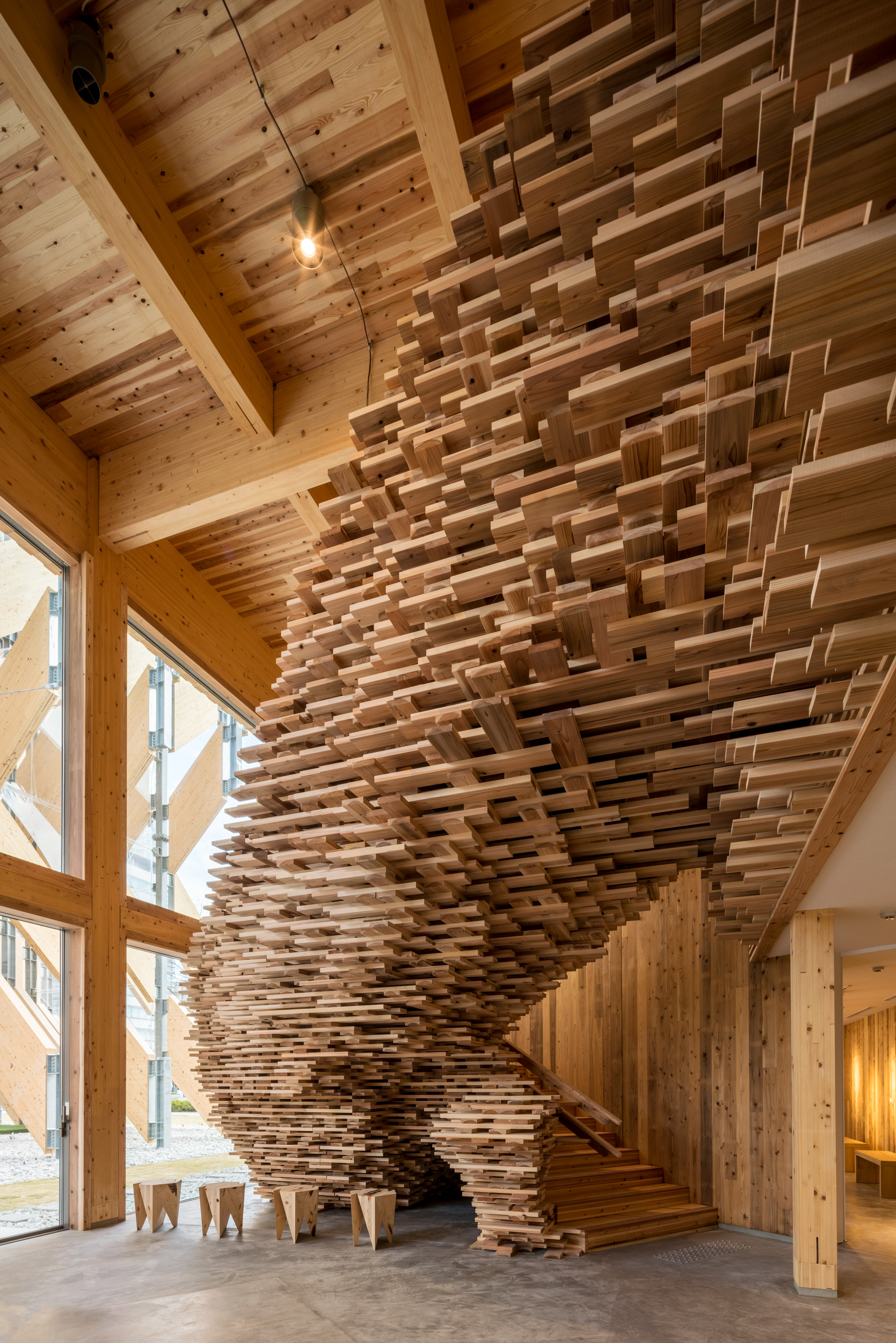 Inside Kengo Kuma’s Sky High Tokyo Studio