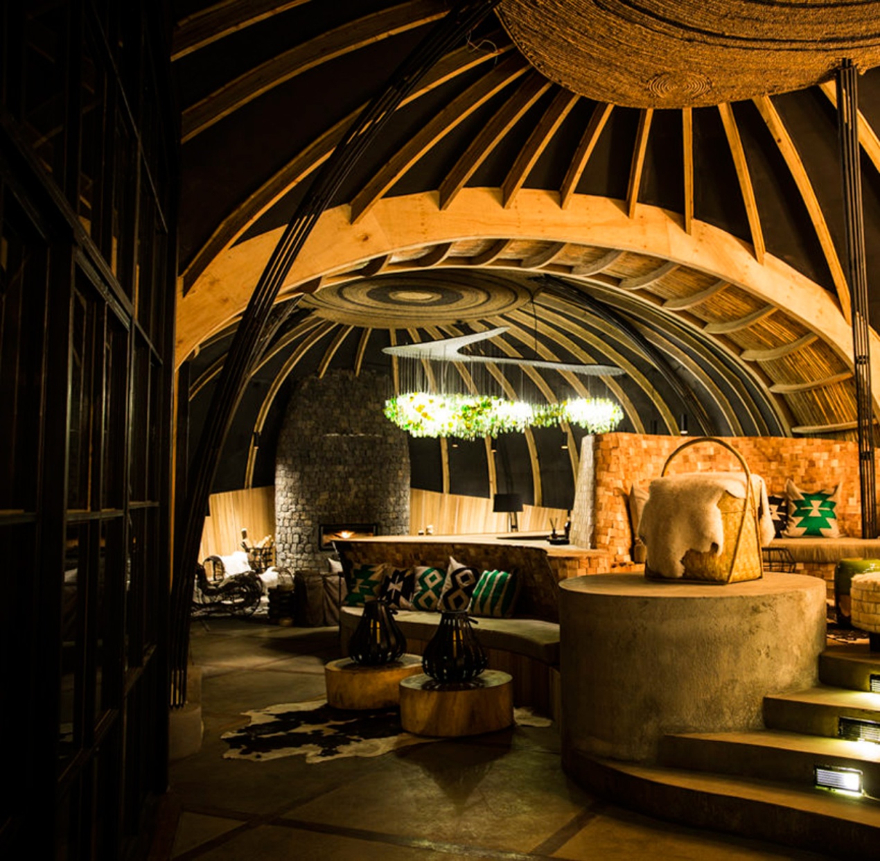 Bisate Lodge is a lush sanctuary outside of Volcanoes National Park