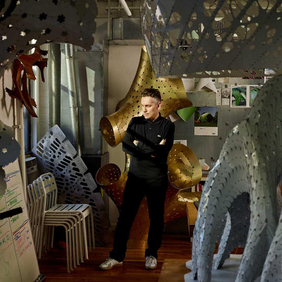 How Marc Fornes Blurs Art with Architecture