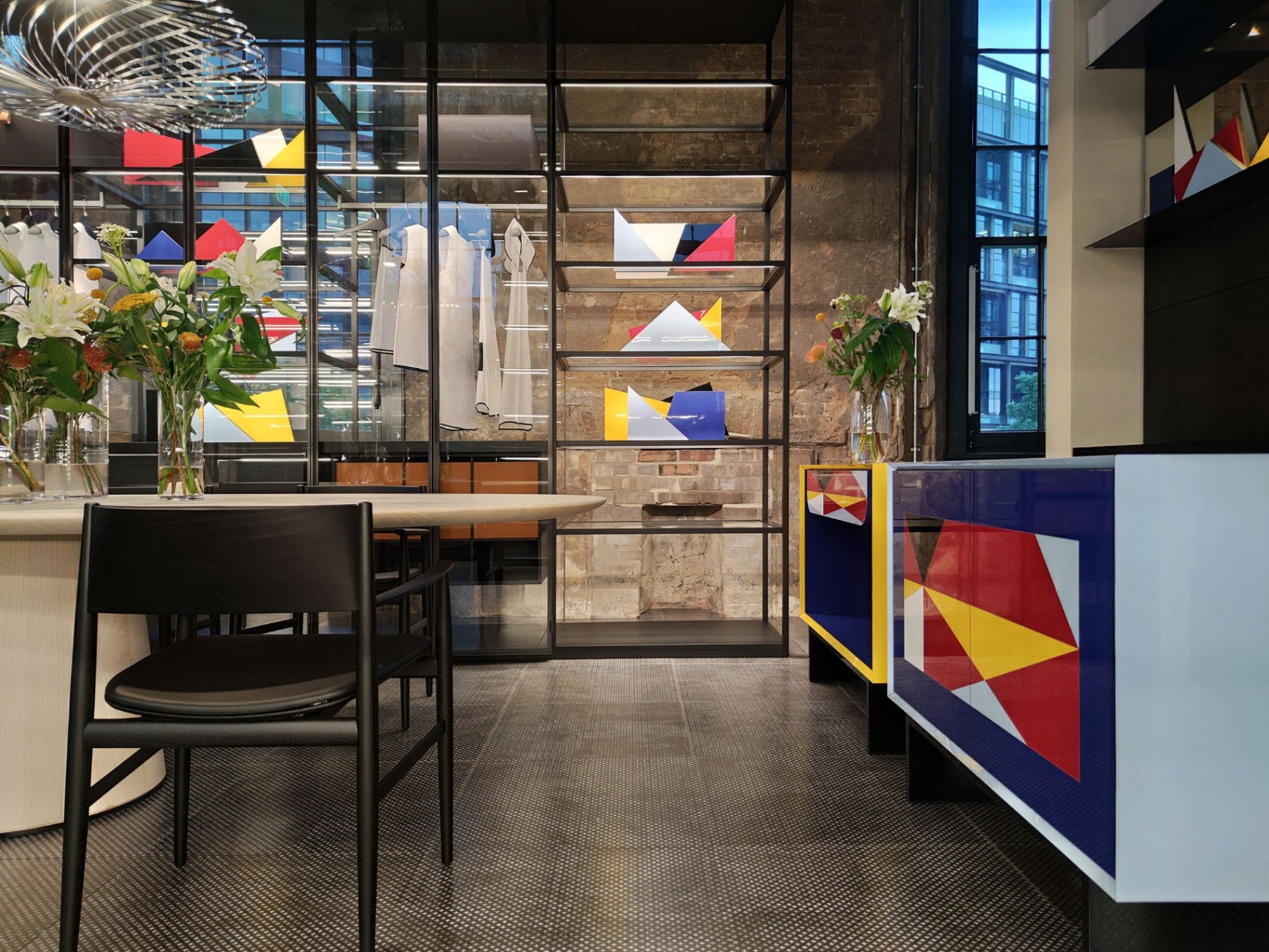 The Linea Collection from Porro Bursts with Colorful Geometry