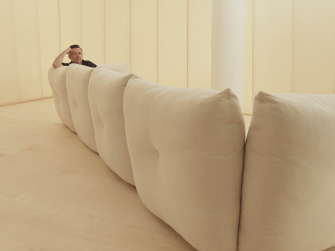 Willo Perron's Sofa for Travis Scott Looks Like a Stack of Pillows ...