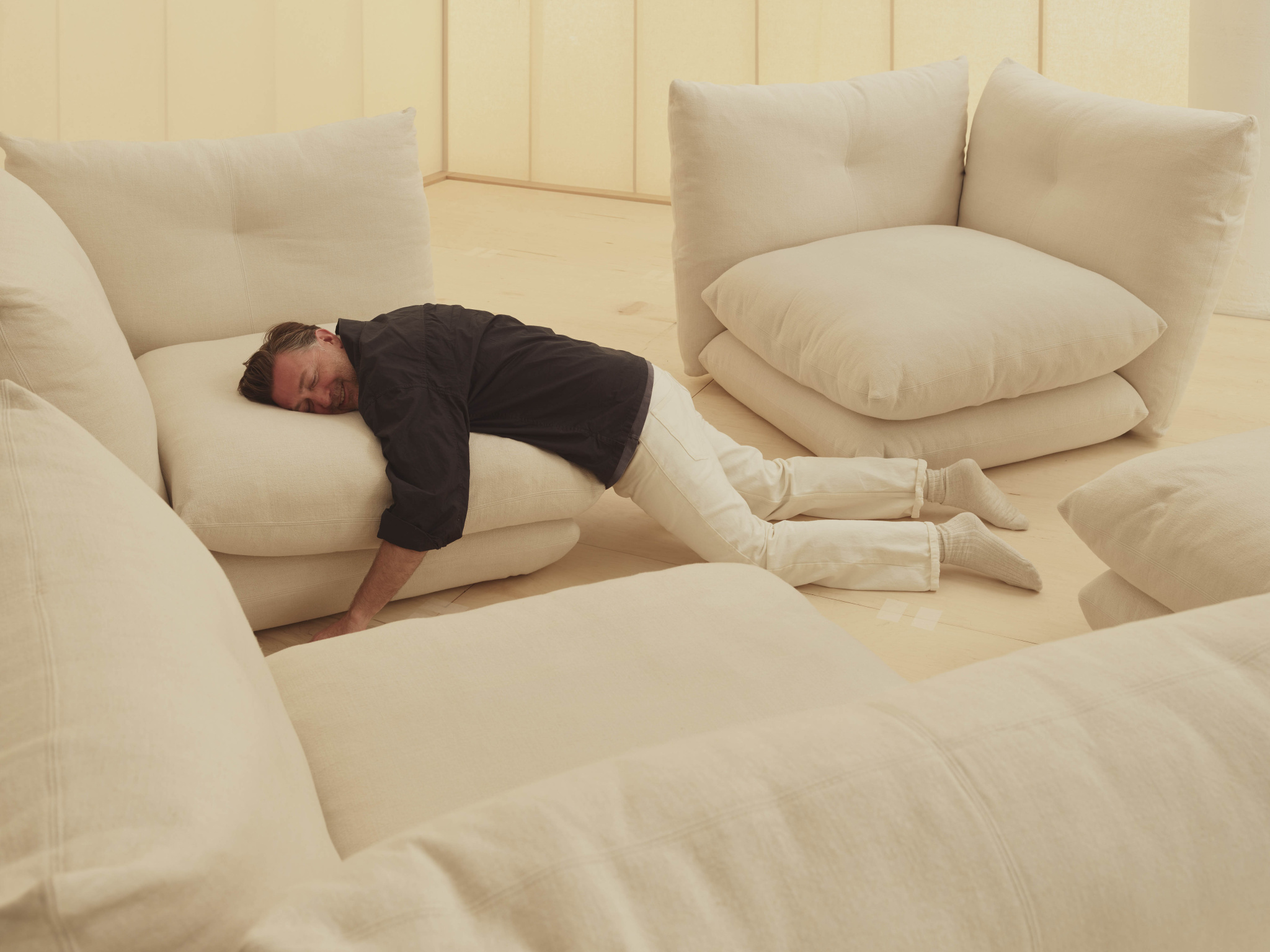 Willo Perron's Sofa for Travis Scott Looks Like a Stack of Pillows ...