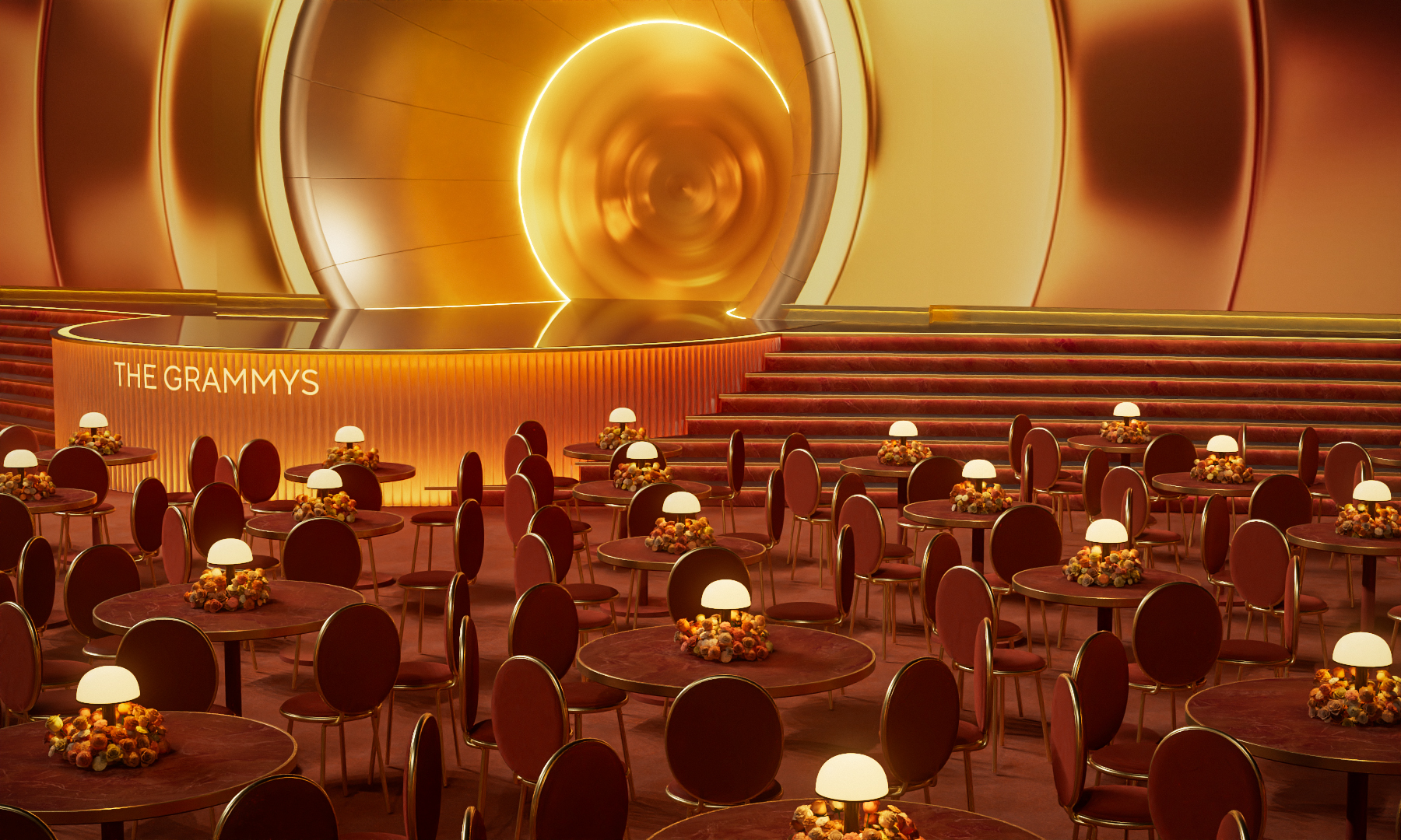 How Yellow Studio Turned Café Tables Into the Grammys Look