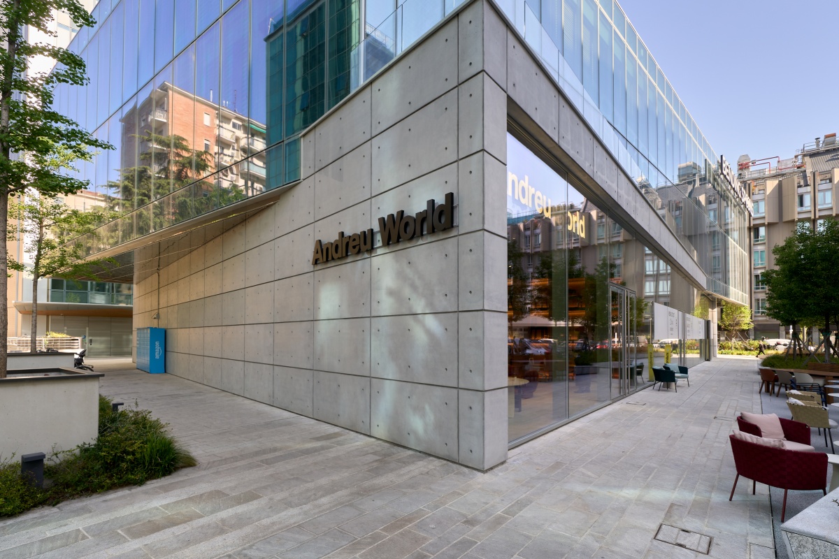 Andreu World Milan Showroom Casts Sun on Sustainable Design