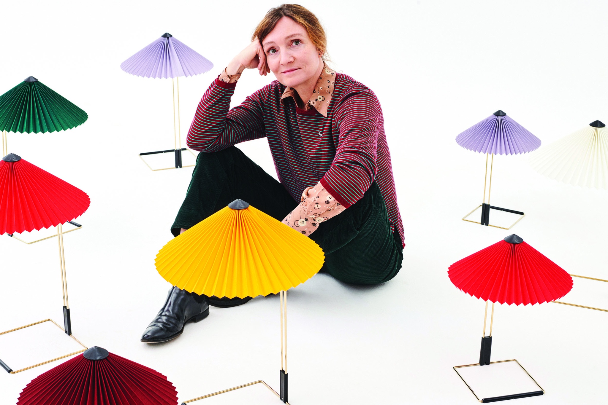 HAY and Liberty Collaborate to Make Lamps Like a Drink Umbrella
