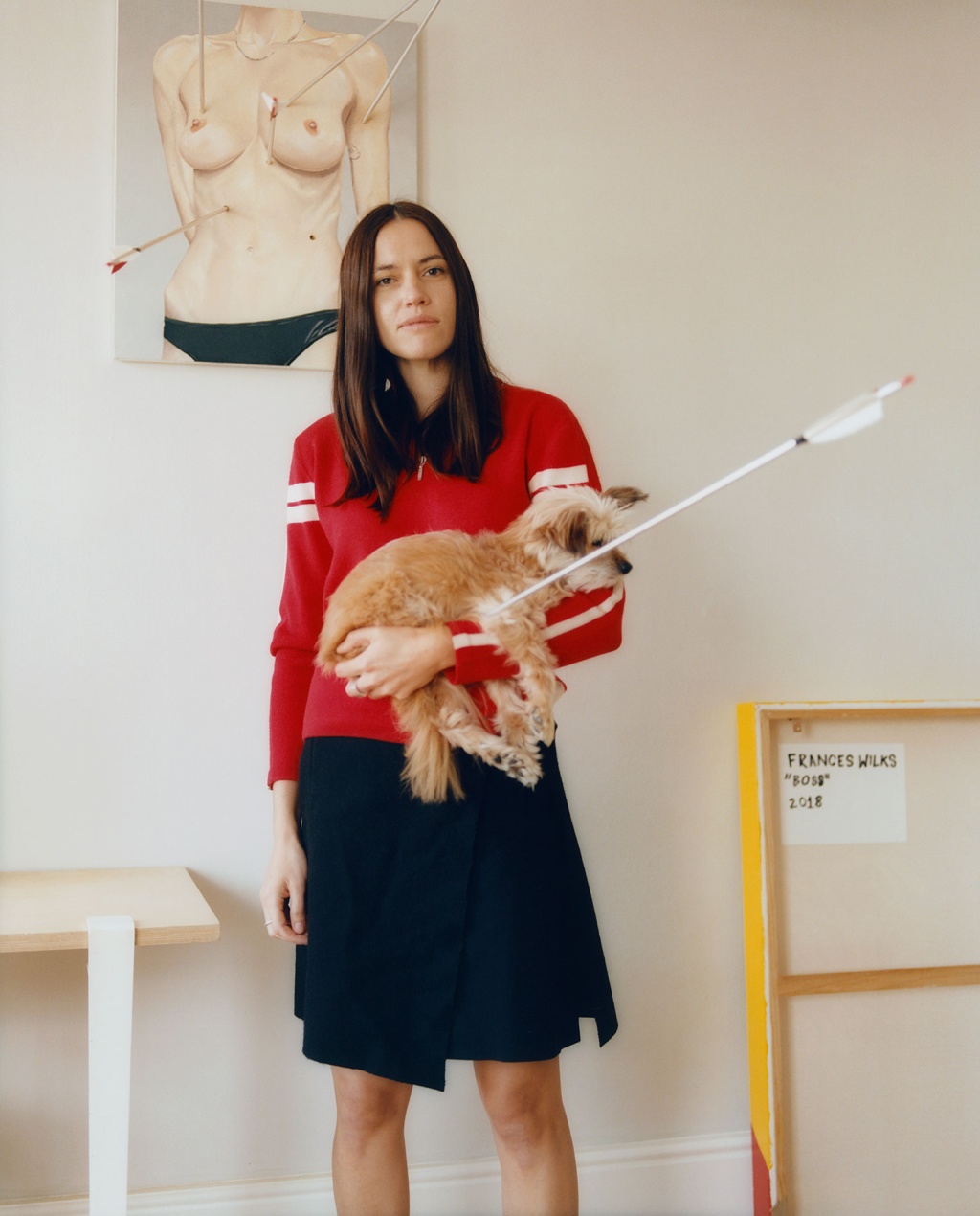 Frances Wilks Paints a World Around Skin Prickling Topic