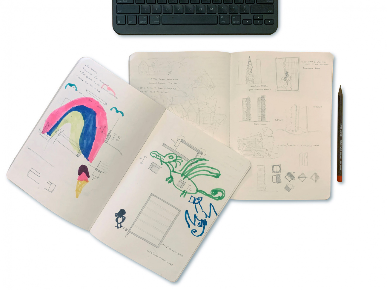 What's on Your Desk? 5 Creatives Draw Their Work Setups - Sixtysix