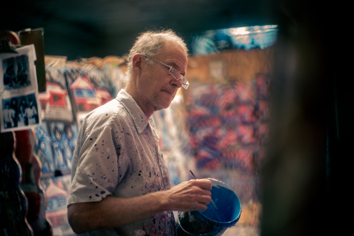 How Steve Keene Sustains His Prolific Painting Practice