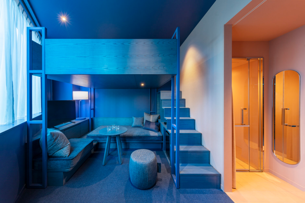 The Toggle Hotel Brings a Two-Tone Burst of Color to Tokyo