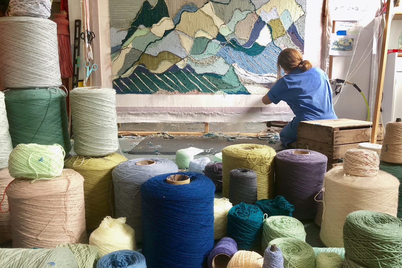 Trish Andersen Shares Textile Fine Art from her Georgia Studio
