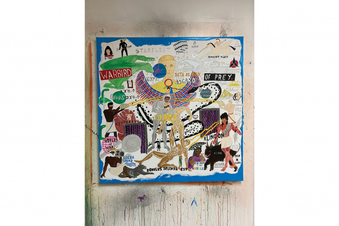 How the Cosmic Paintings of Umar Rashid Tell a Deeper Story